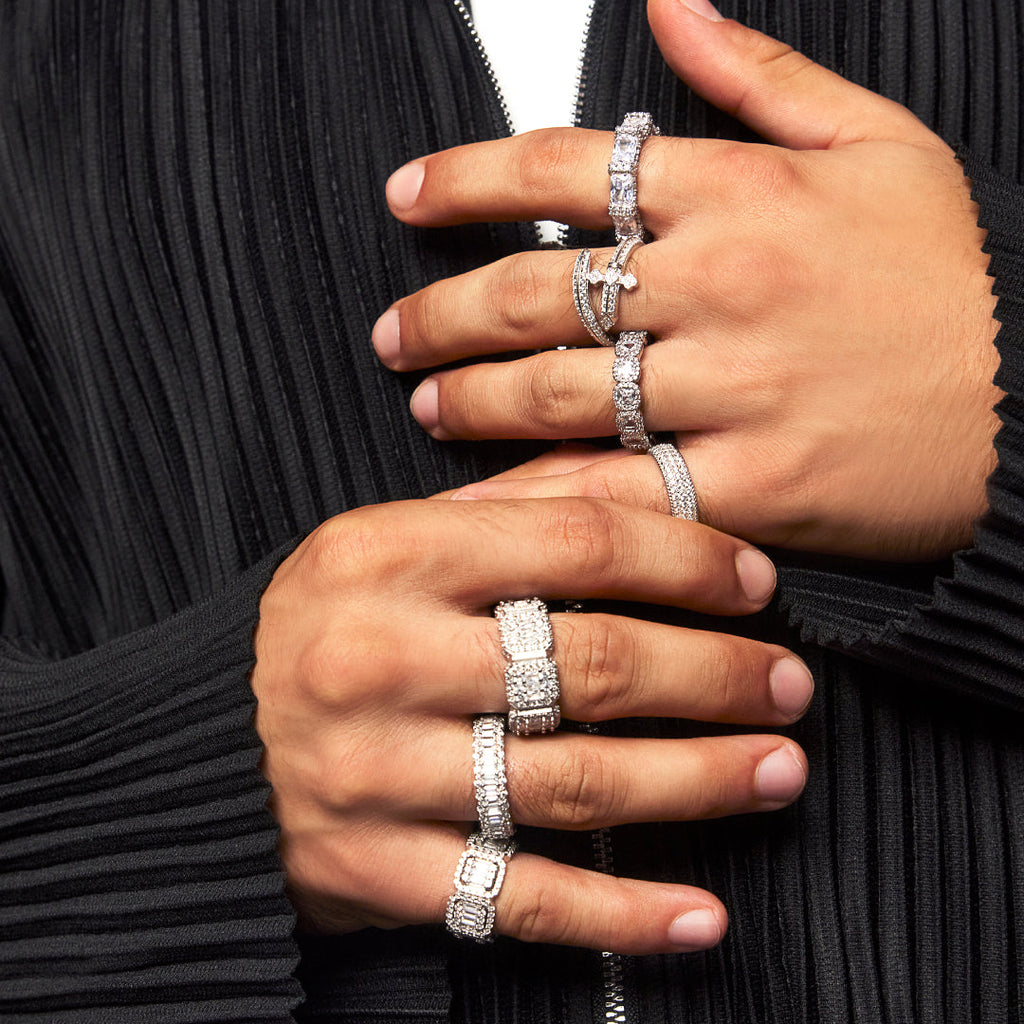 Men's Iced Rings – Cernucci US