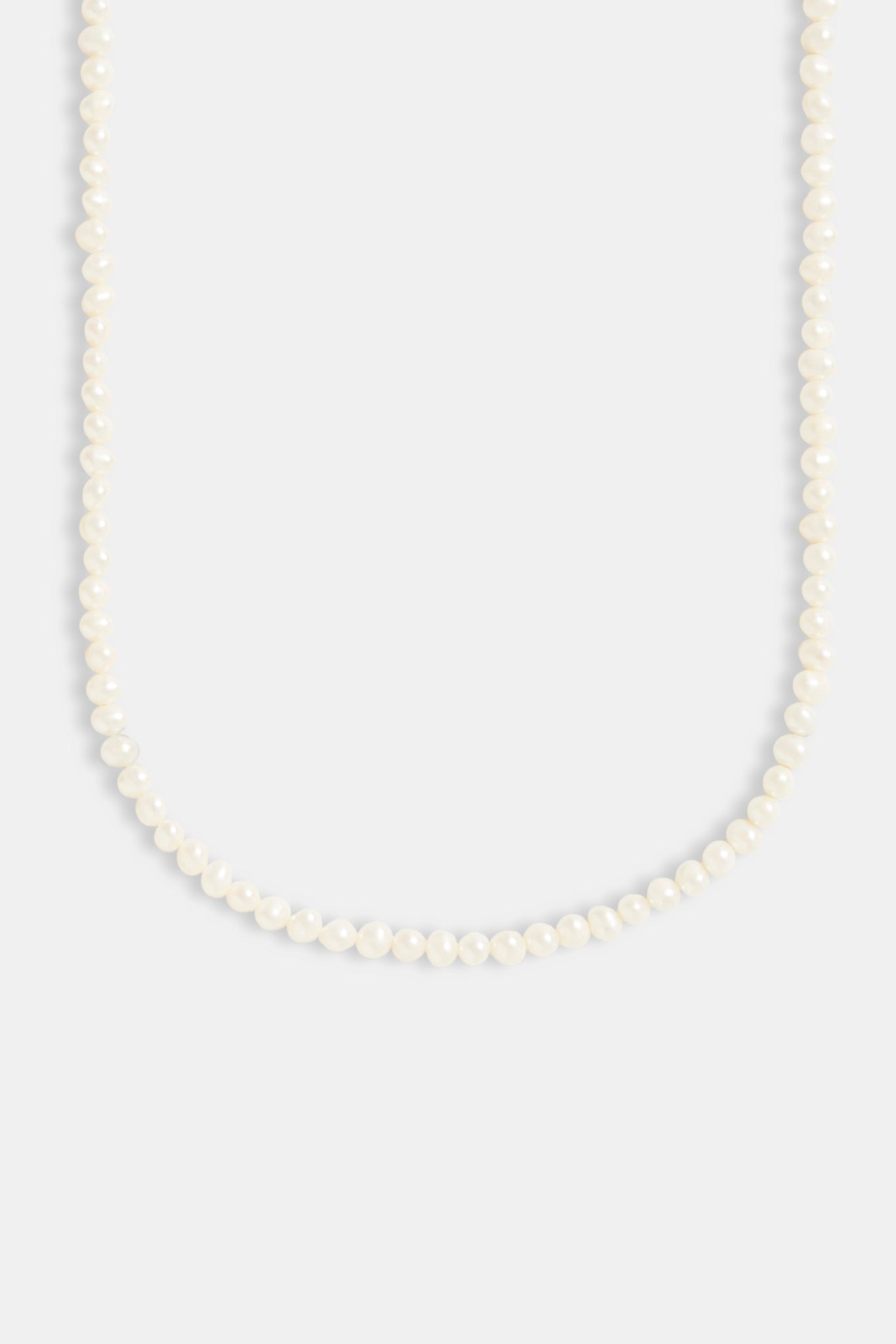 Womens 4mm Pearl Necklace | Womens Pearls | Shop Pearl Necklaces at ...