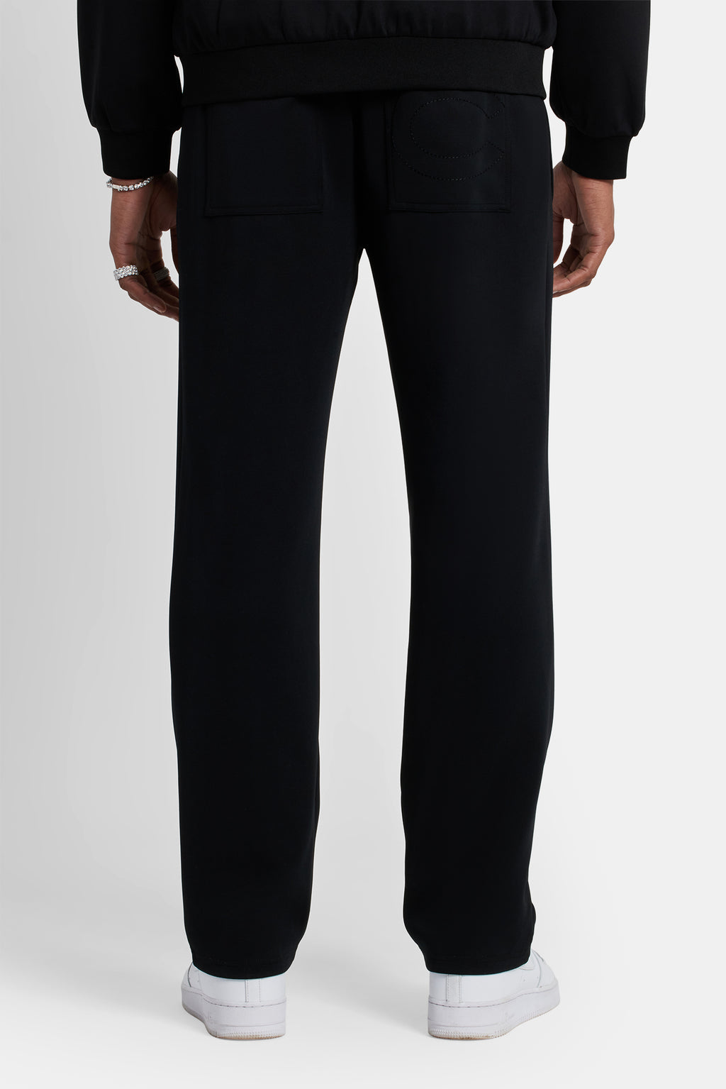 Rhinestone Crest Tracksuit - Black | Mens Sets | Shop Tracksuits at ...