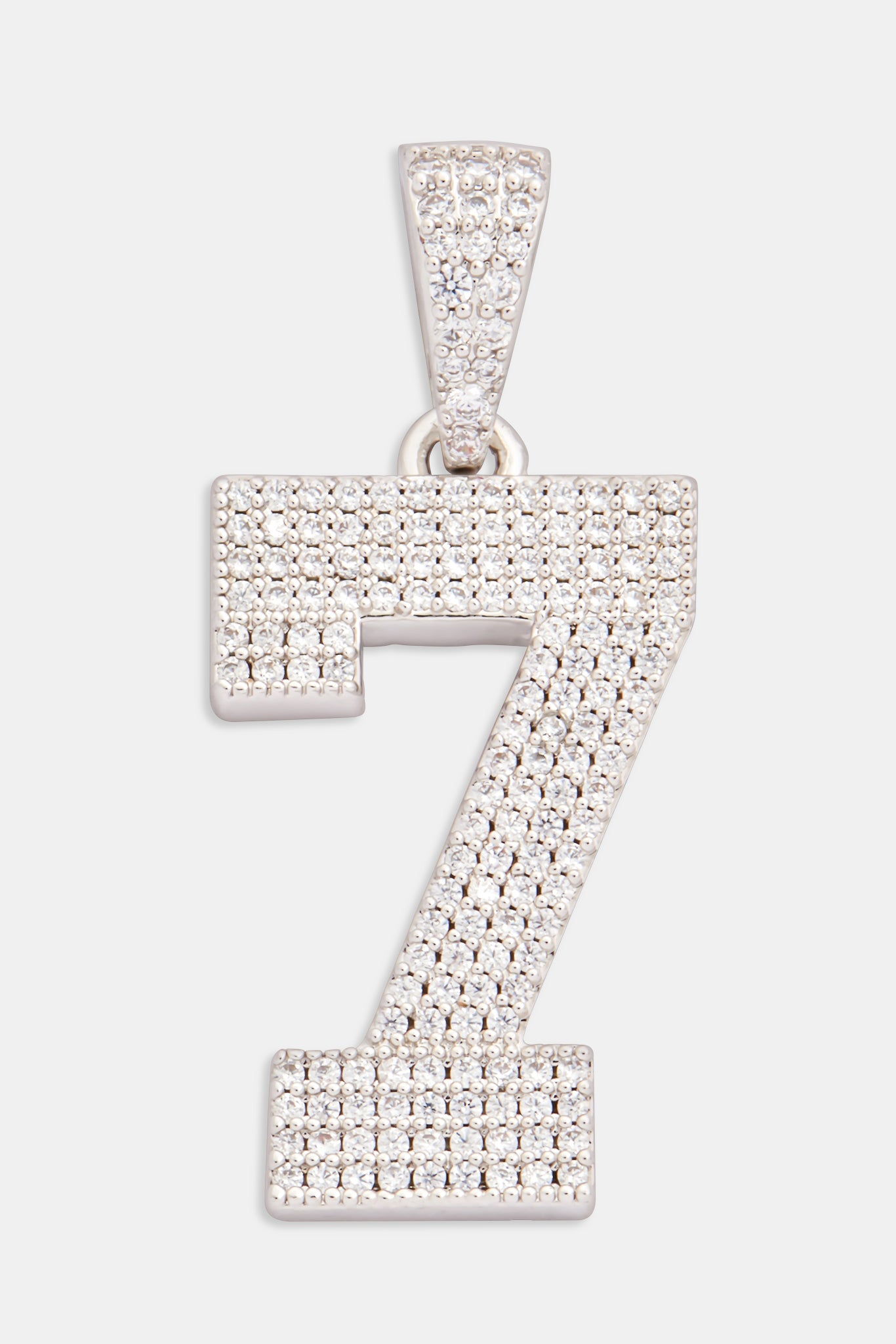 Iced 7 Number Pendant – Cernucci US