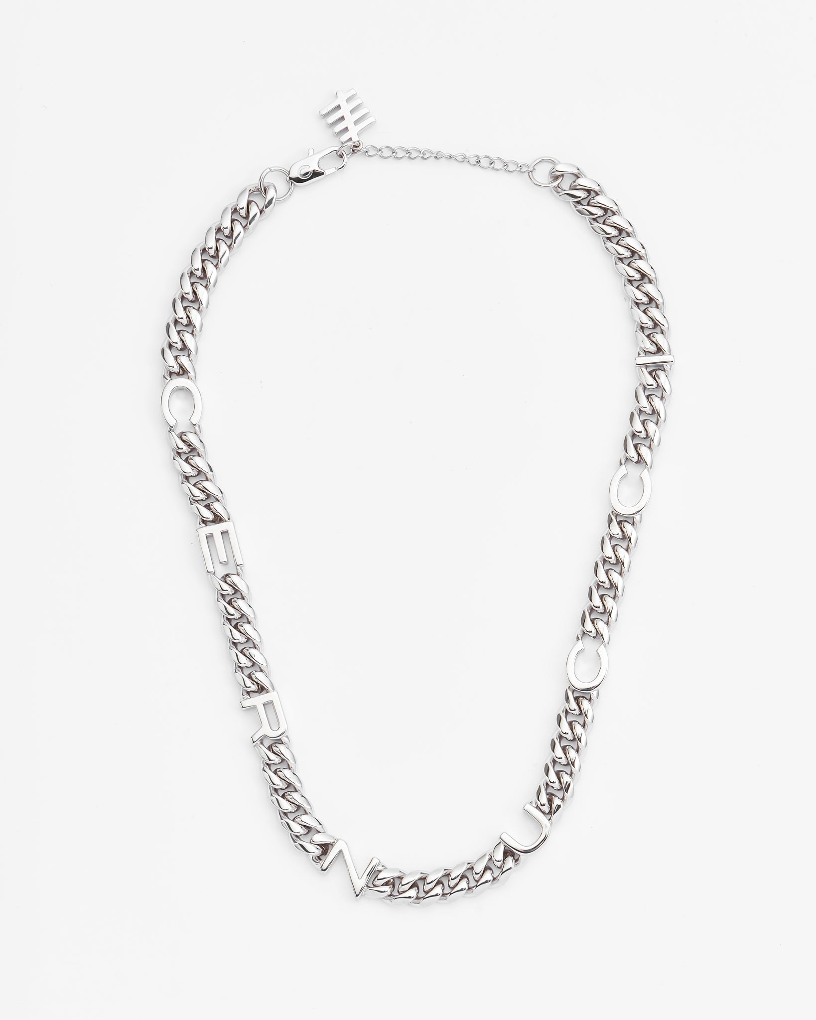 10mm Miami Cuban Plain Cernucci Chain - White Gold – Cernucci US