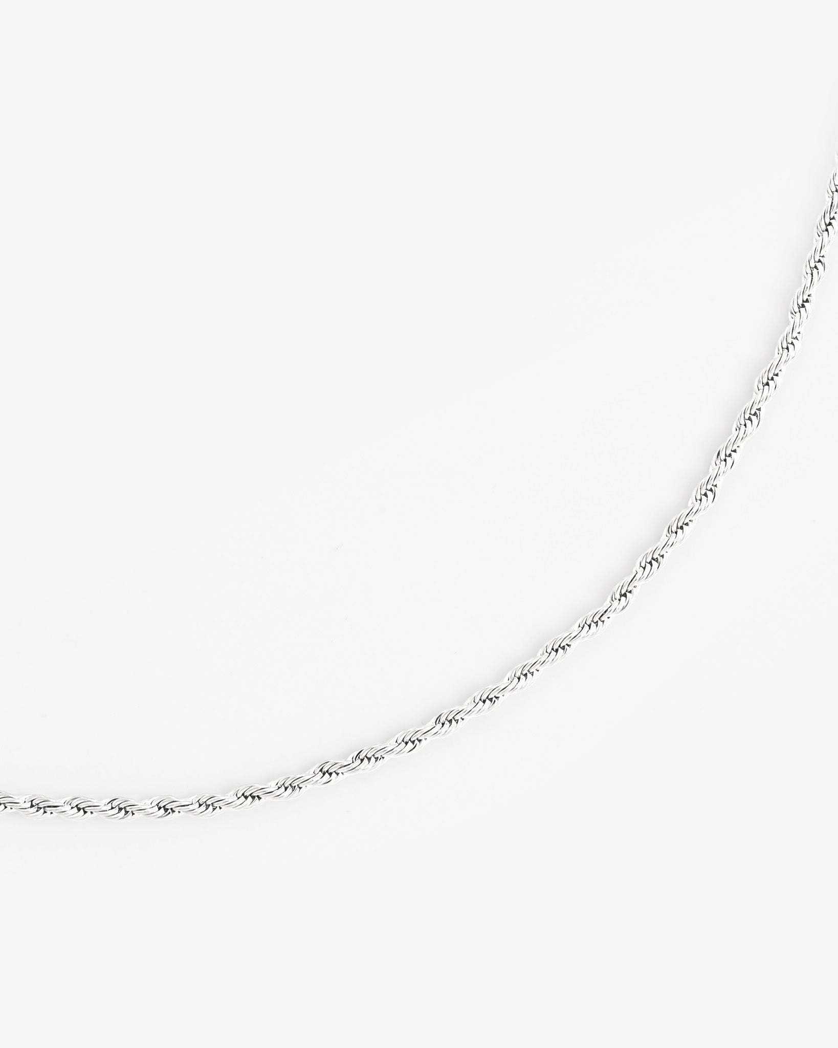 925 3mm Rope Chain - Silver – Cernucci US