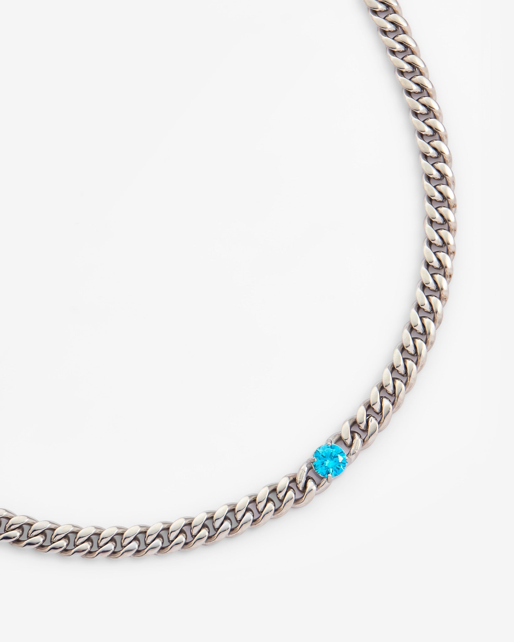 6mm Blue Stone Cuban Chain – Cernucci US