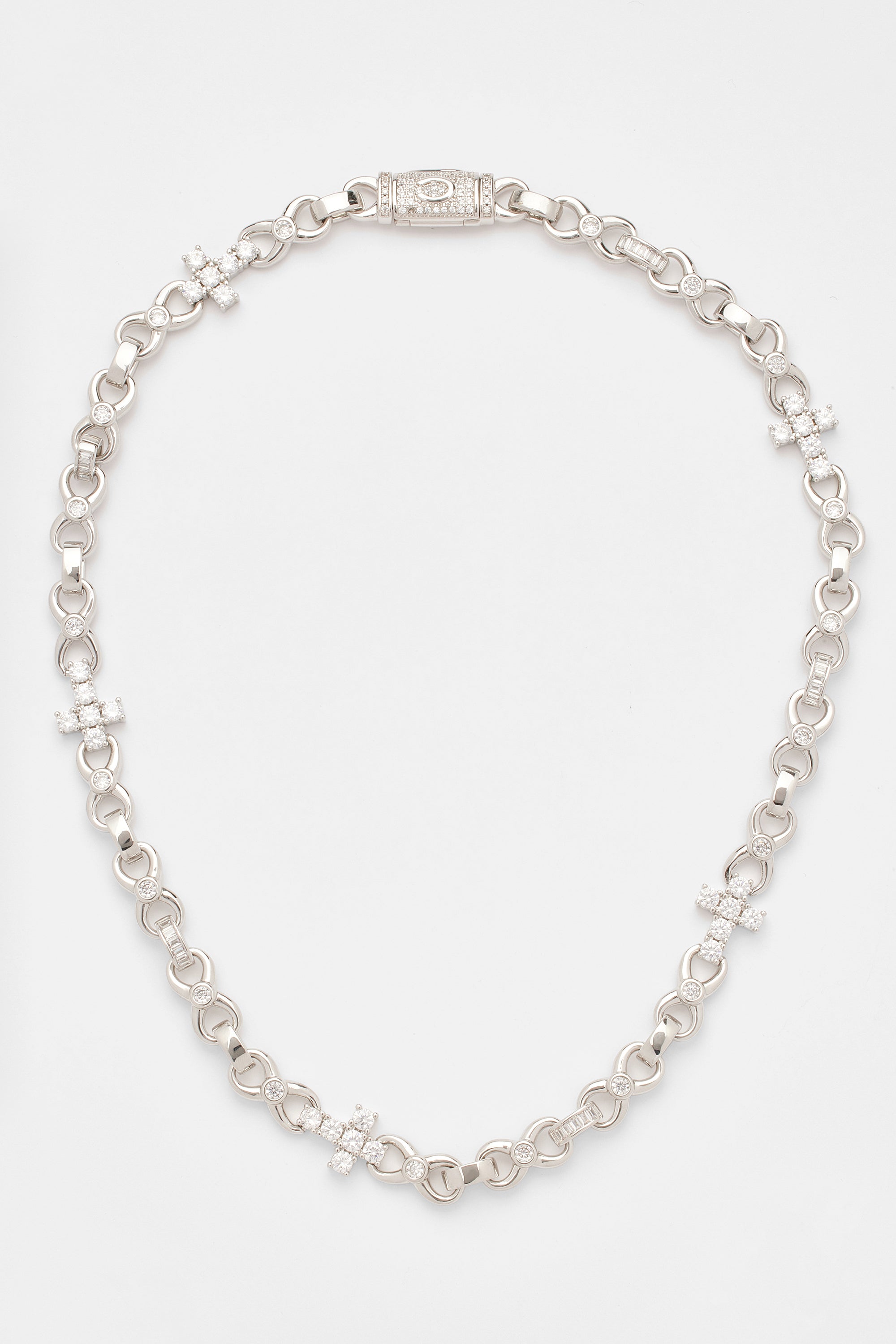 8mm Iced Cross Infinity Chain – Cernucci US