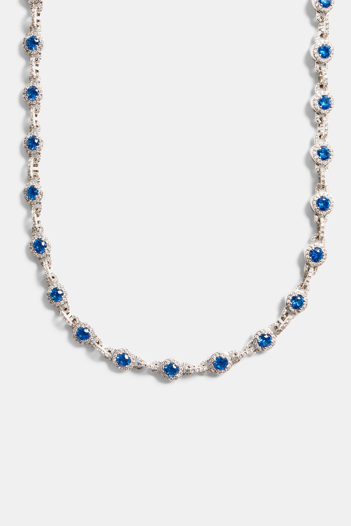 9mm Blue Centre Link Chain | Mens Chains | Shop Tennis Chains at ...