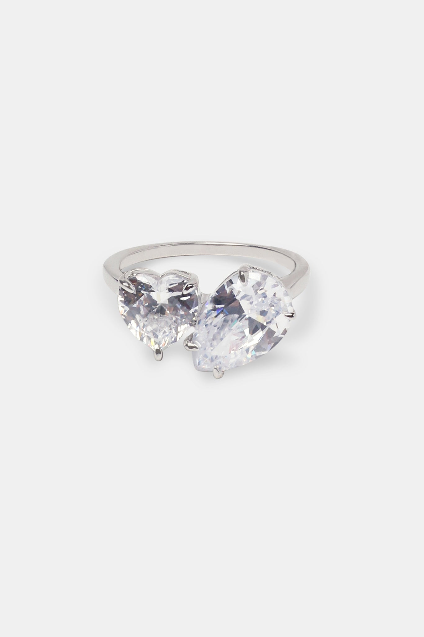 Heart Stone Ring - White | Womens Rings | Shop Tennis Rings at CERNUCCI ...