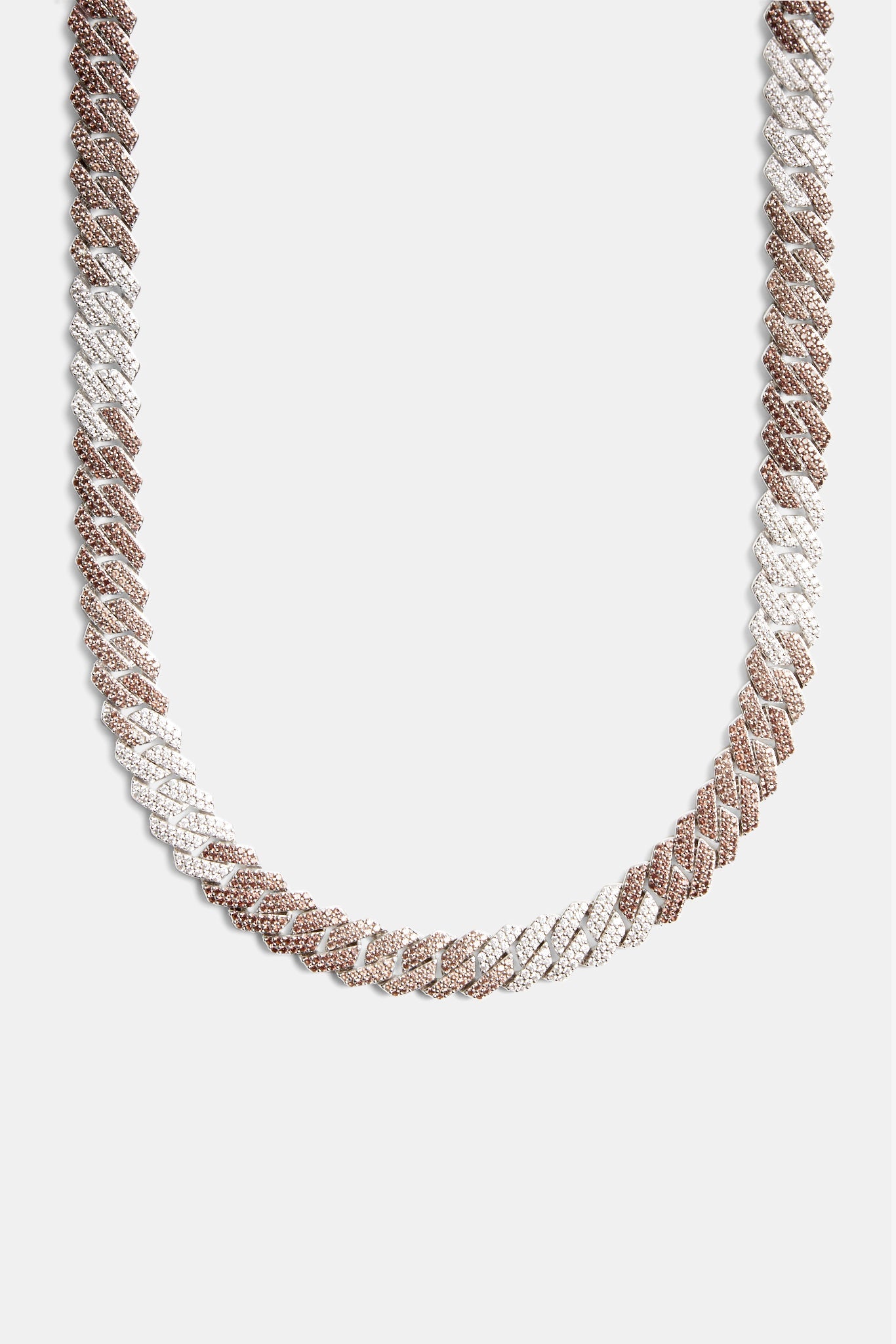 14mm Gradient Iced Cuban Chain - Chocolate – Cernucci US