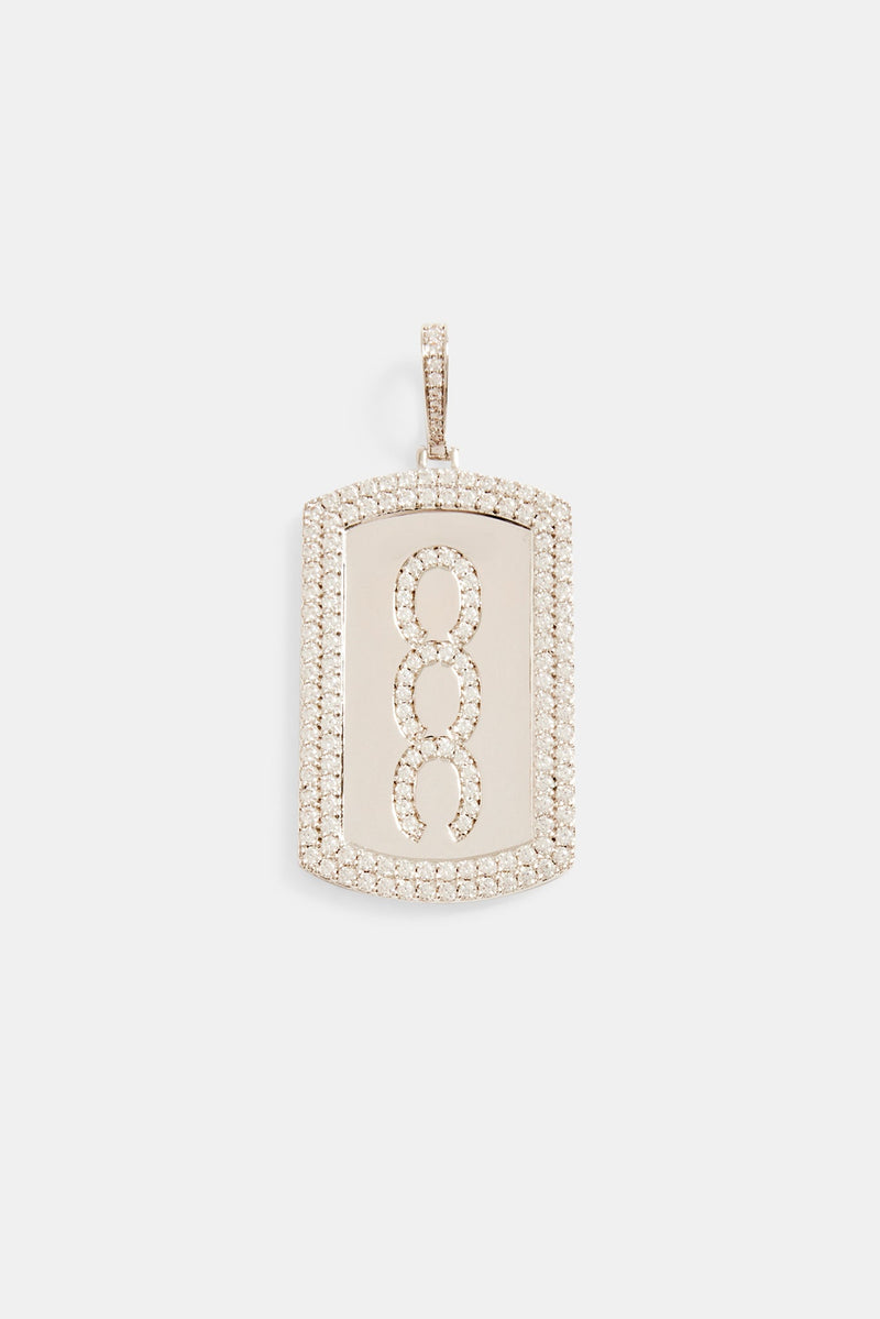 Iced CCC Dog Tag | Mens Pendants | Shop Dog Tag Pendants at CERNUCCI ...