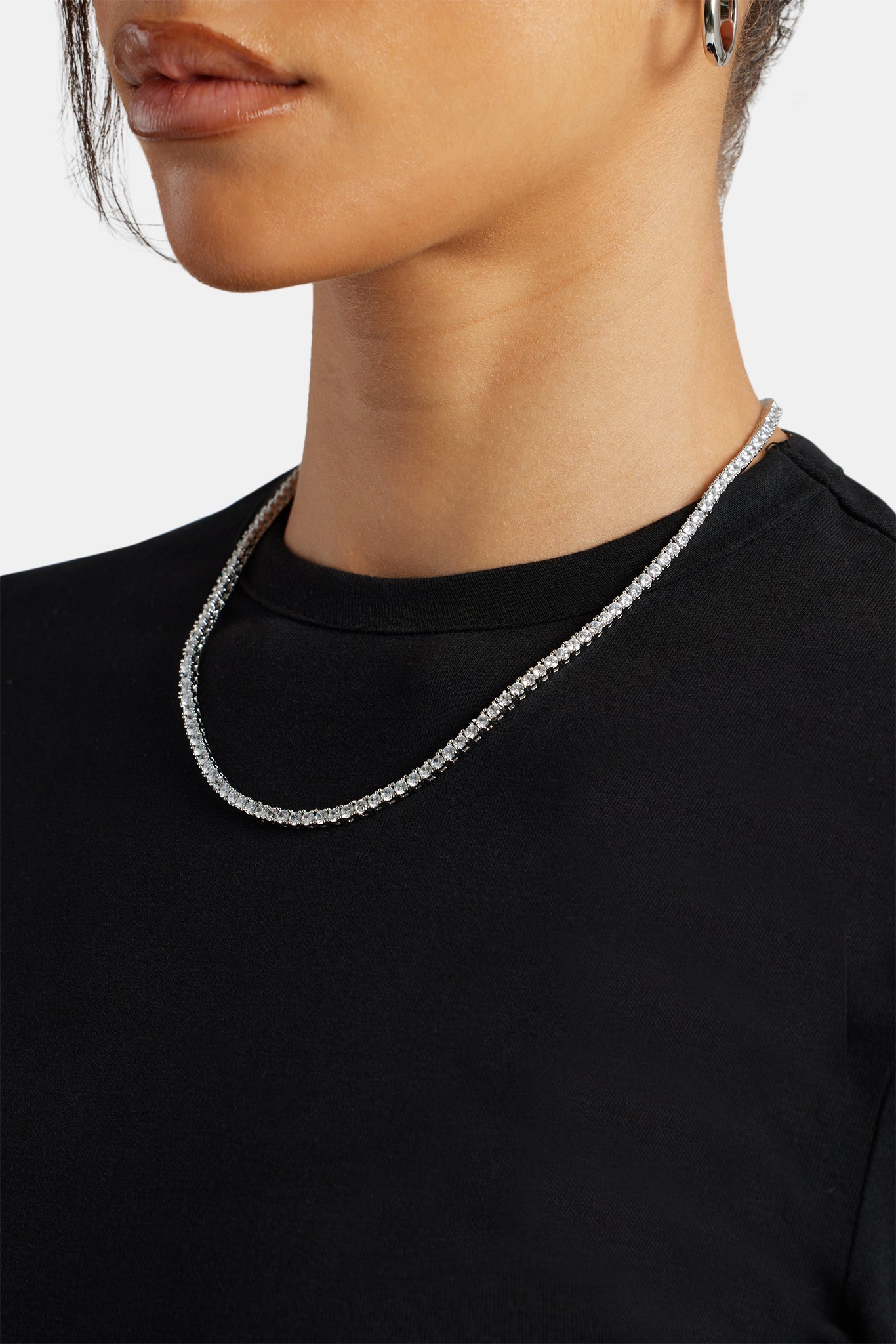 Womens 3mm Tennis Chain | Womens Chains | Shop Chokers at CERNUCCI.COM ...