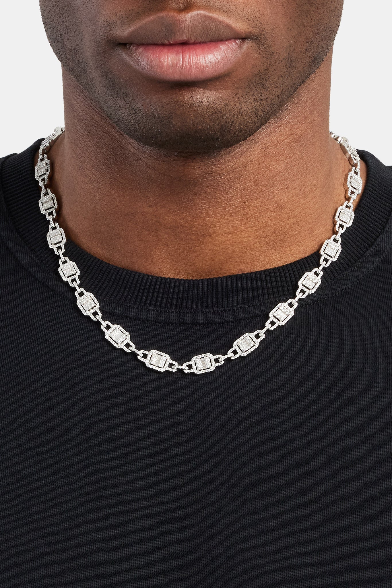 Iced Cluster Link Chain | Mens Chains | Shop Tennis Chains at CERNUCCI ...