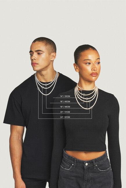 4mm Iced Multi Colour Tennis Chain - Gold – Cernucci US